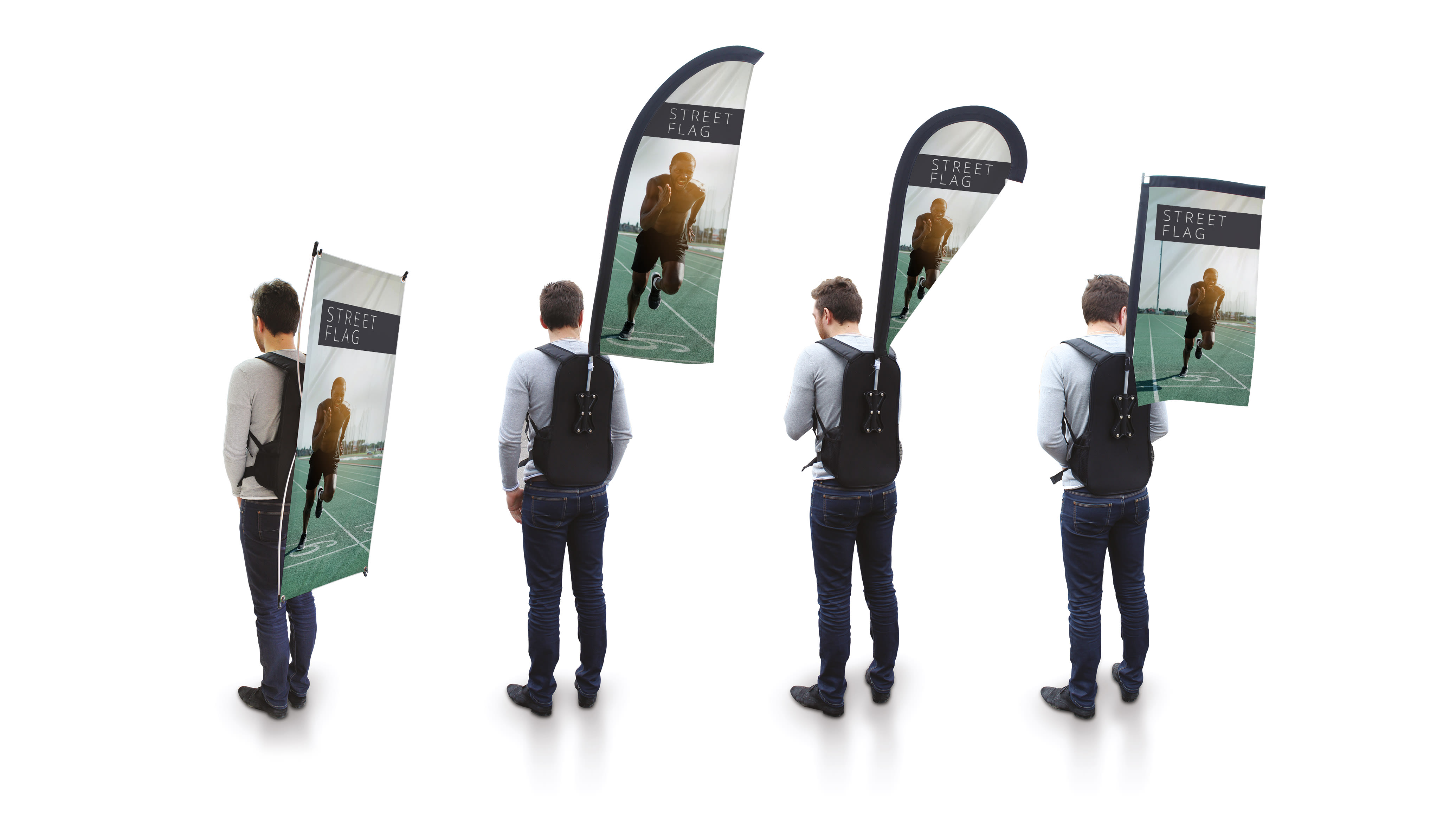 Ultima Displays. Street Flag