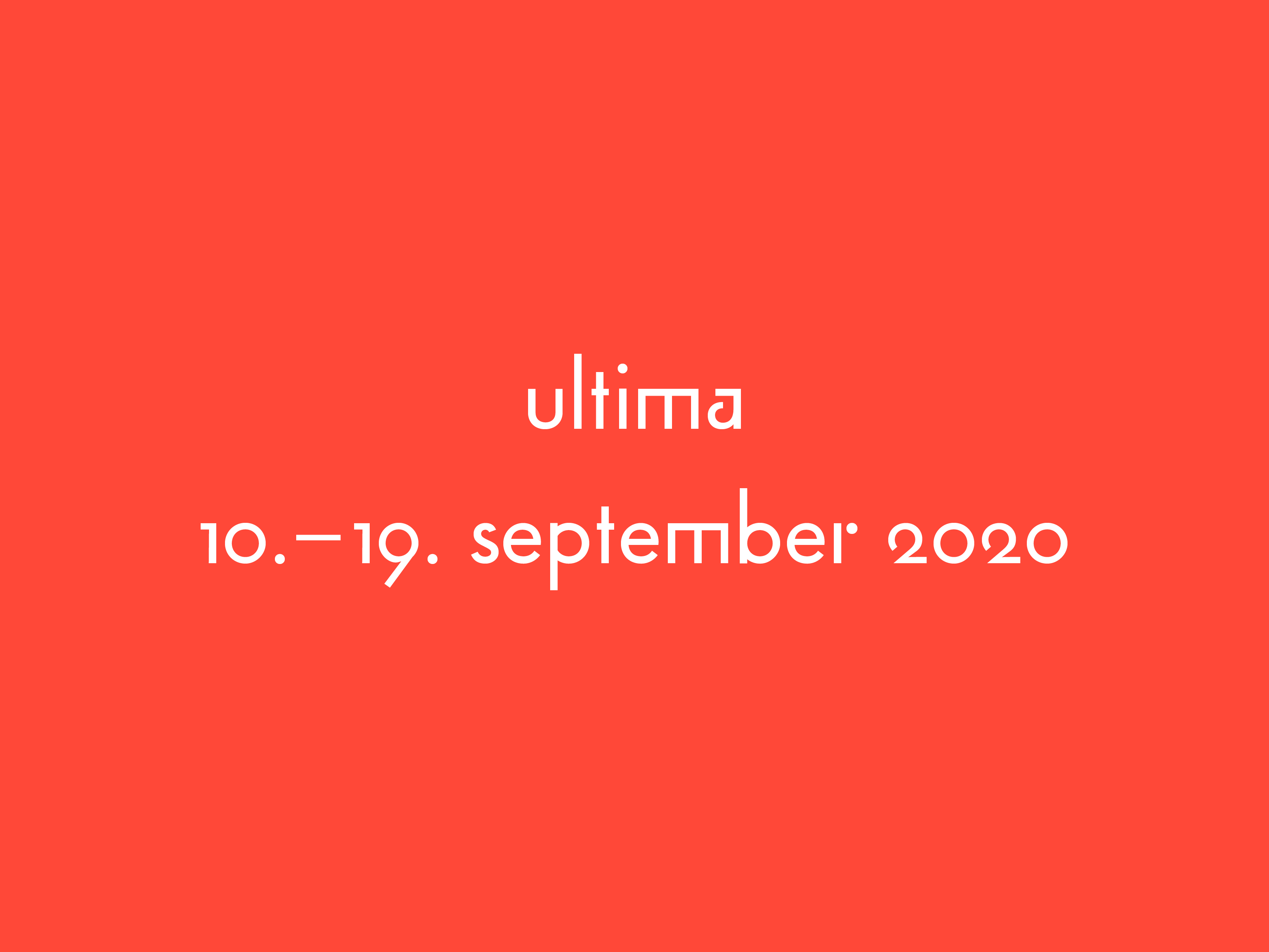 Ultima 2020