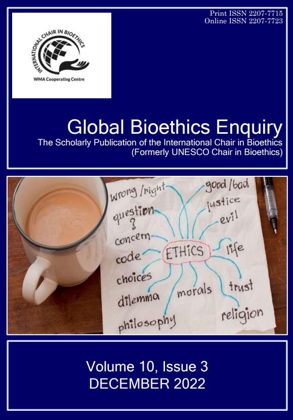 International Chair in Bioethics, Department of Education