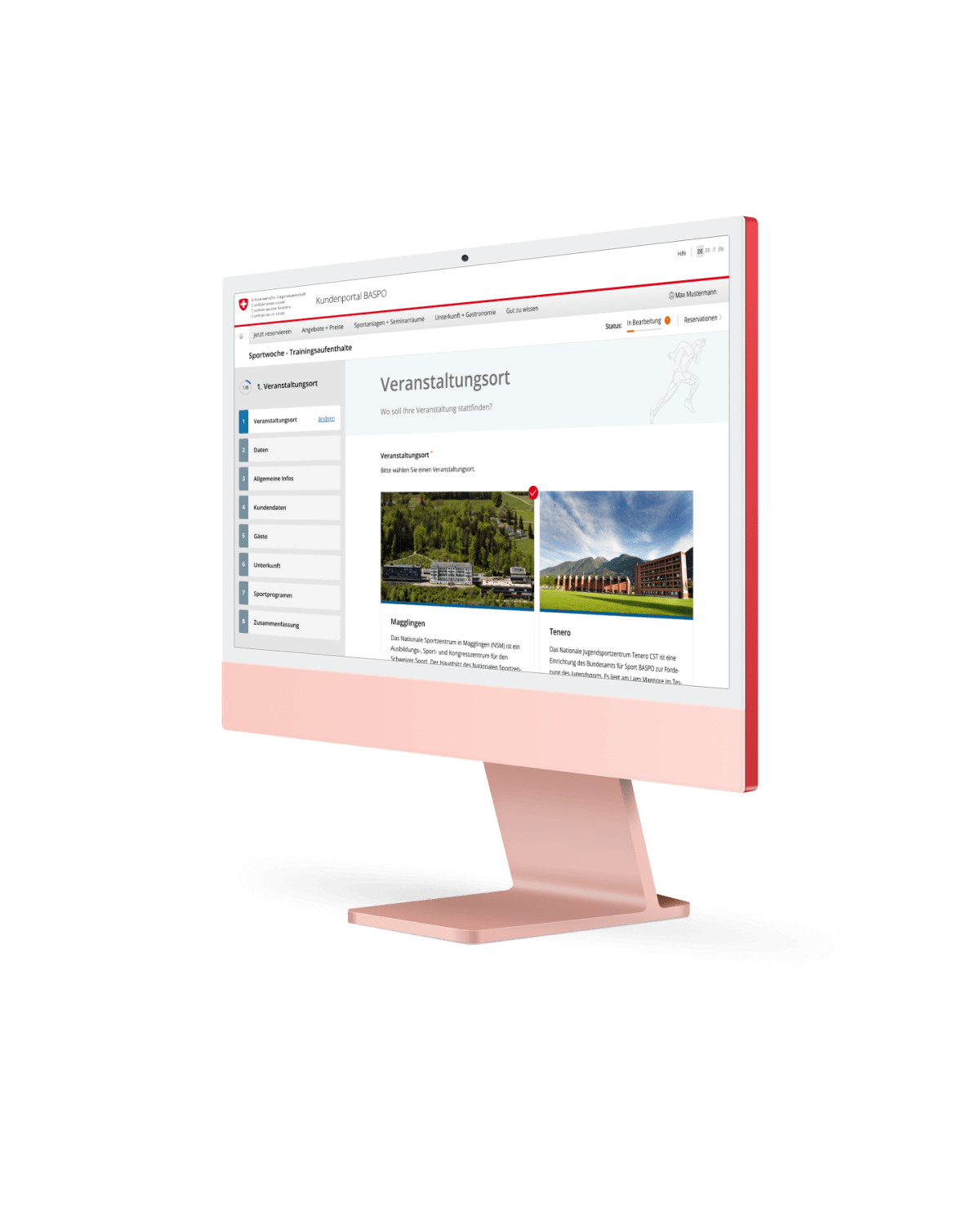 Federal Office of Sport: Self-service Around the Clock – Unic