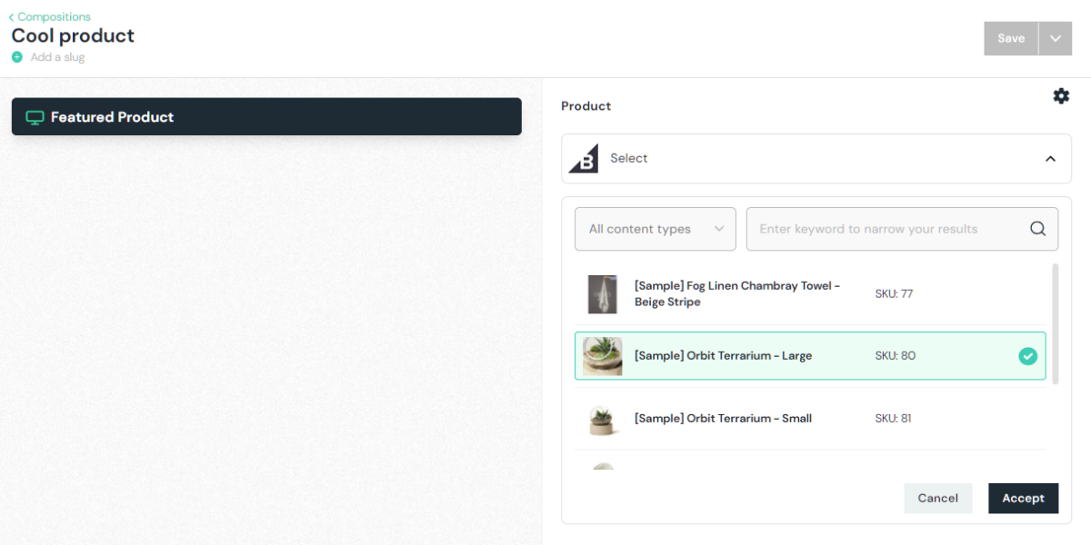 Personalize eCommerce sites with Uniform and BigCommerce