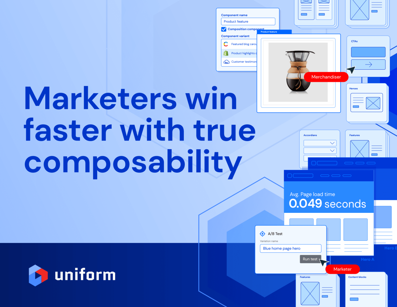 Marketers win faster with composability | Uniform DXCP