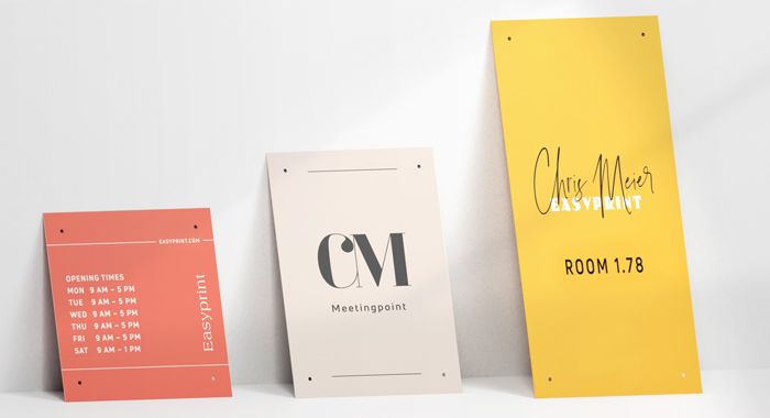 Design Signboards online with free templates!