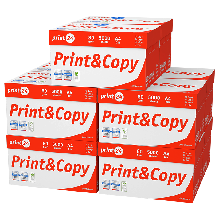 print24 Printerpapir / kopipapir 50 000 ark