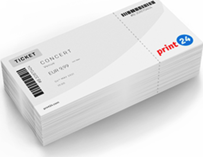 Make Your Own Custom Tickets Printing Cheap Online at print24