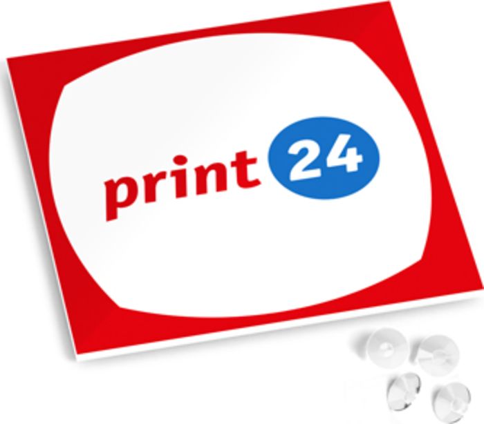 Have suction cup signs printed at print24
