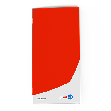 Booklets format 105 x 210 mm DIN-long printed at low cost at print24