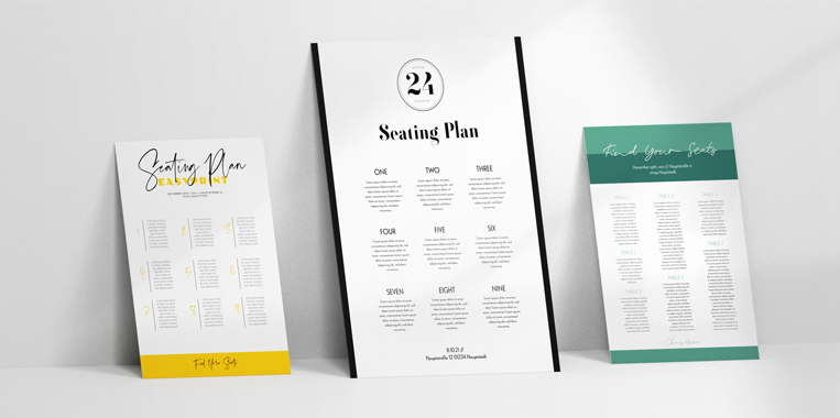 Sitzpläne online gestalten mit Gratis-Designvorlagen!