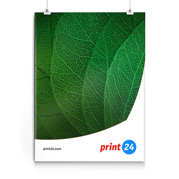 Have sustainable posters GreenLine printed at print24