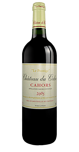 Château du Cèdre Cahors Le Prestige rouge 2005 | 1jour1vin.com
