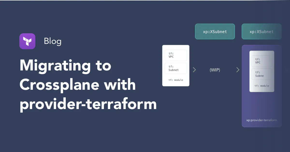 Migrating to Crossplane With Provider-Terraform