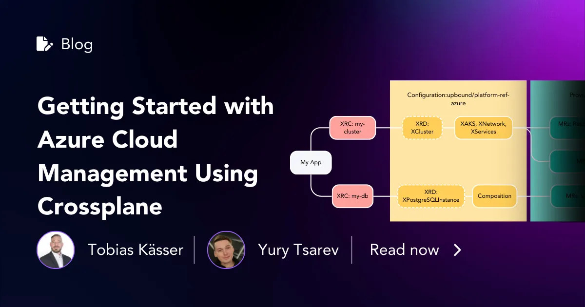 Getting Started with Azure Cloud Management Using Crossplane