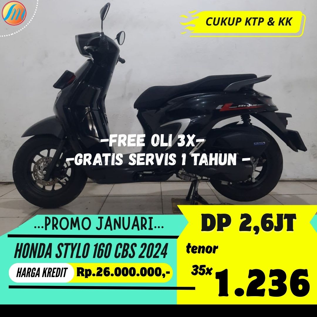 Jual Motor Bekas STYLO 160 2024 Jakarta Timur