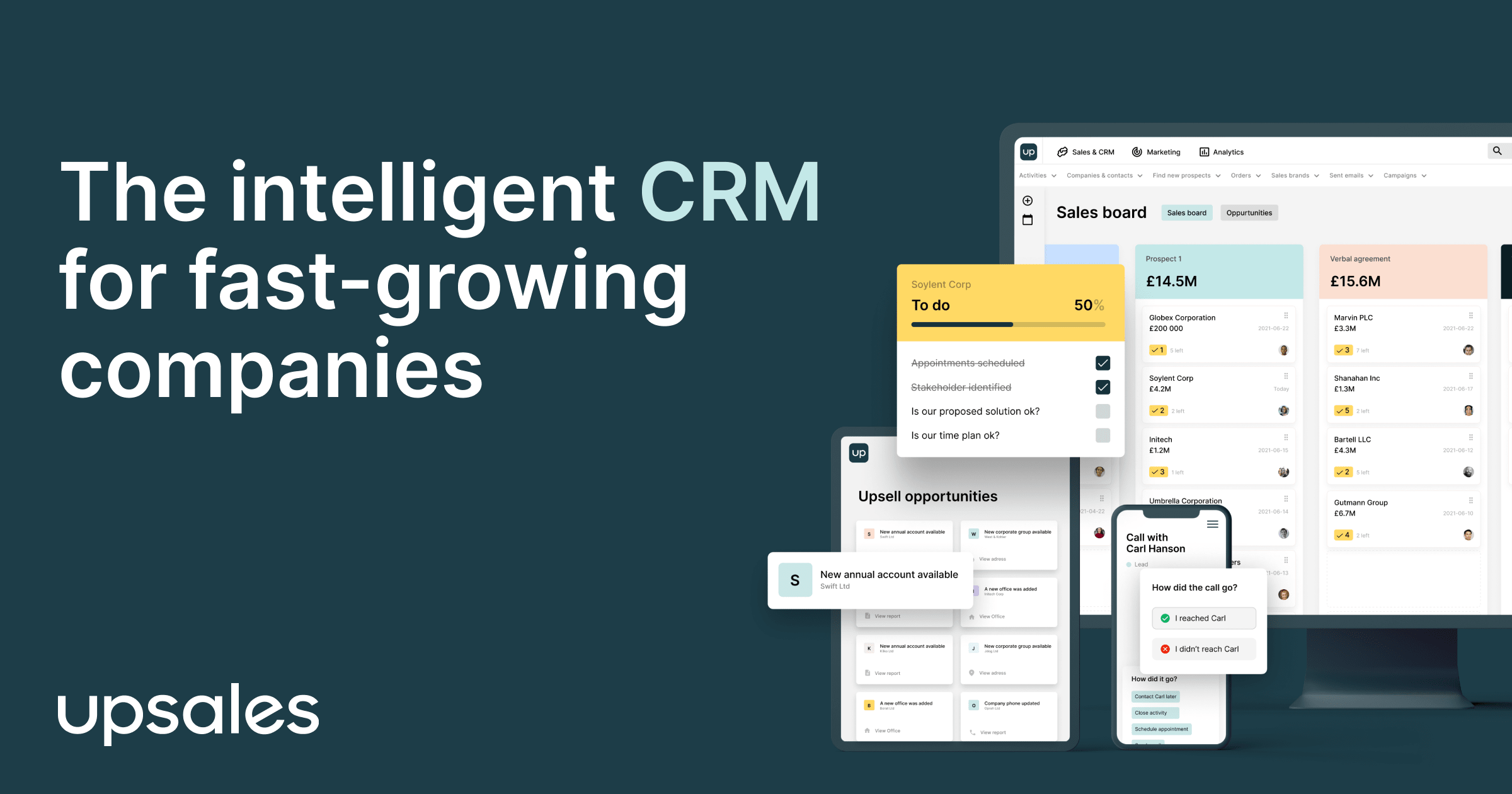 Upsales CRM | Vinn fler affärer med Upsales
