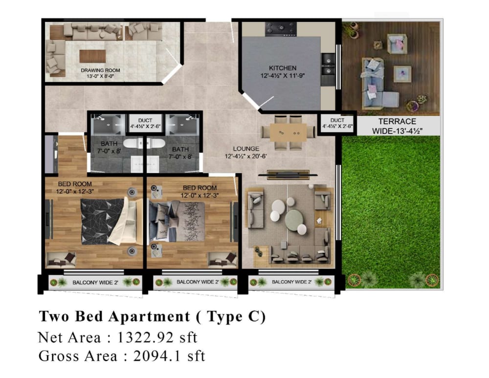 2d Floor Plan Design Presenting An Interior Design Project With 2D