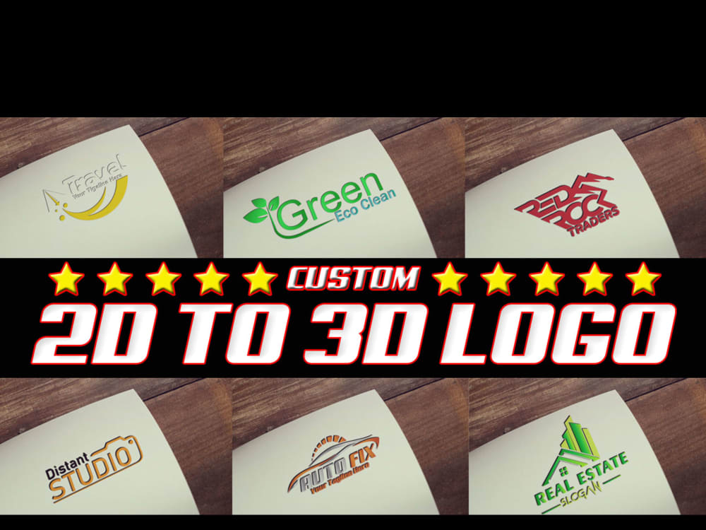 A 2d 3d logo for your business | Upwork