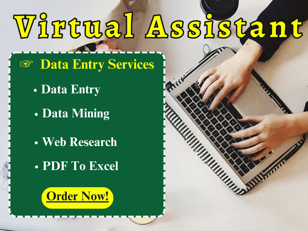 Data entry, web research, data mining, data scraping, pdf conversion | Upwork
