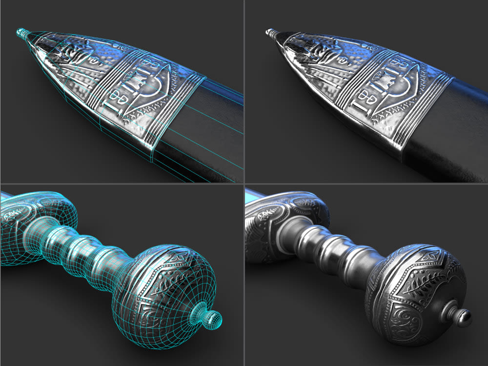 An advanced game ready 3d model with pbr textures | Upwork