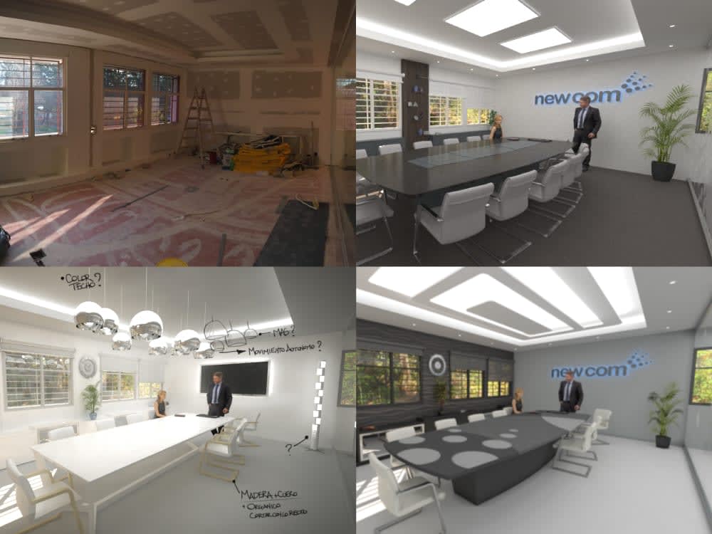 An interior design 3d render | Upwork