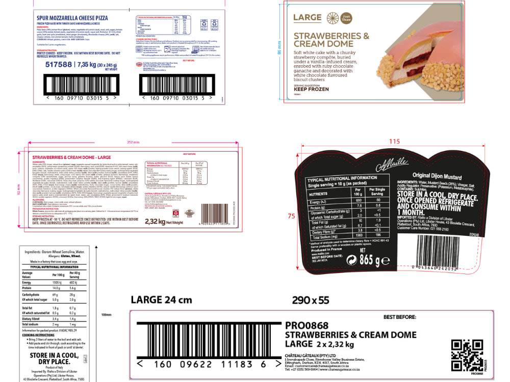 A product label in vector format as well as PDF & PNG. | Upwork