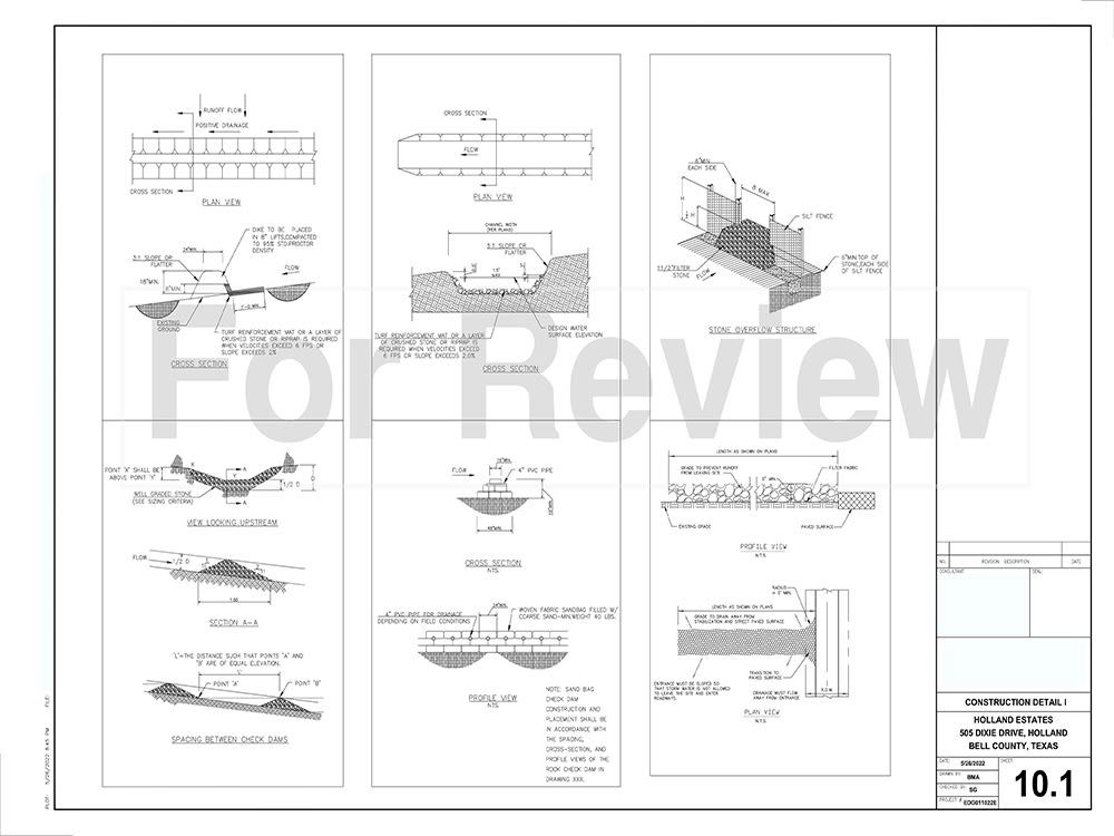 Civil engineering plan sets of your subdivisions/land development ...