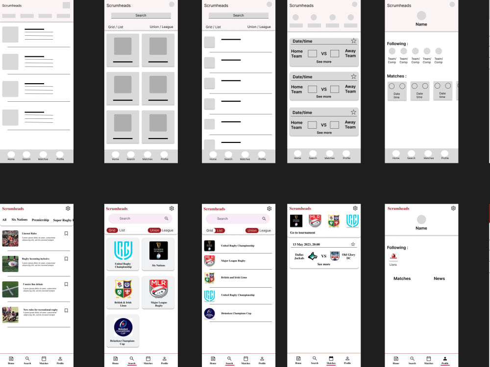 A fully designed Product with wire frames and prototypes | Upwork