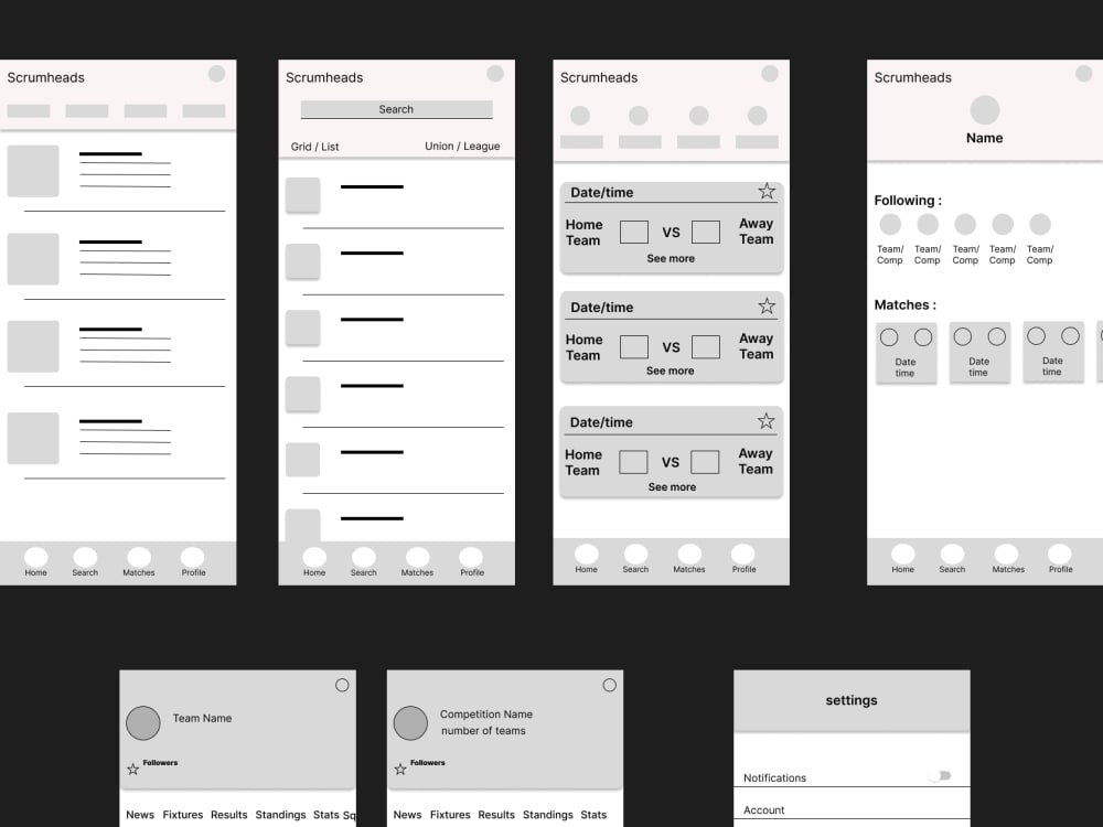 A fully designed Product with wire frames and prototypes | Upwork
