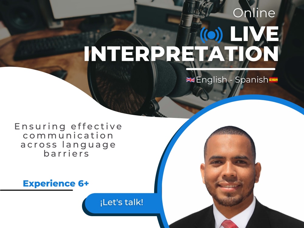 Simultaneous live interpretation from English to Spanish and vice-versa | Upwork