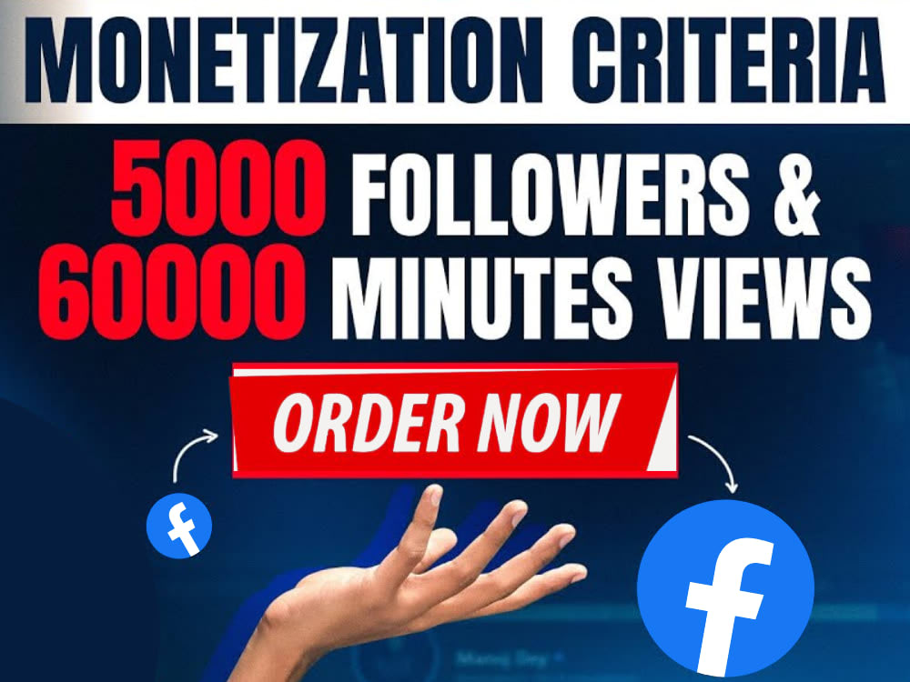 5,000+ active follower and 60K minute Views on Facebook page Monetization | Upwork