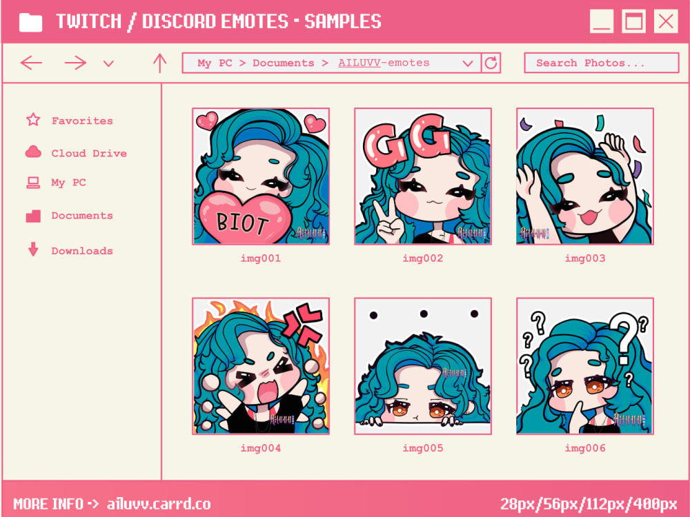 A chibi emotes design (for twitch & stream emotes) | Upwork