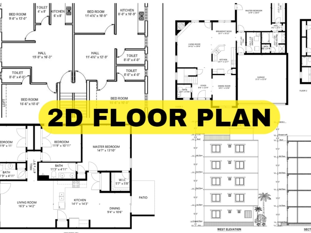 Convert Hand Sketch To Autocad 2d Drawing Upwork