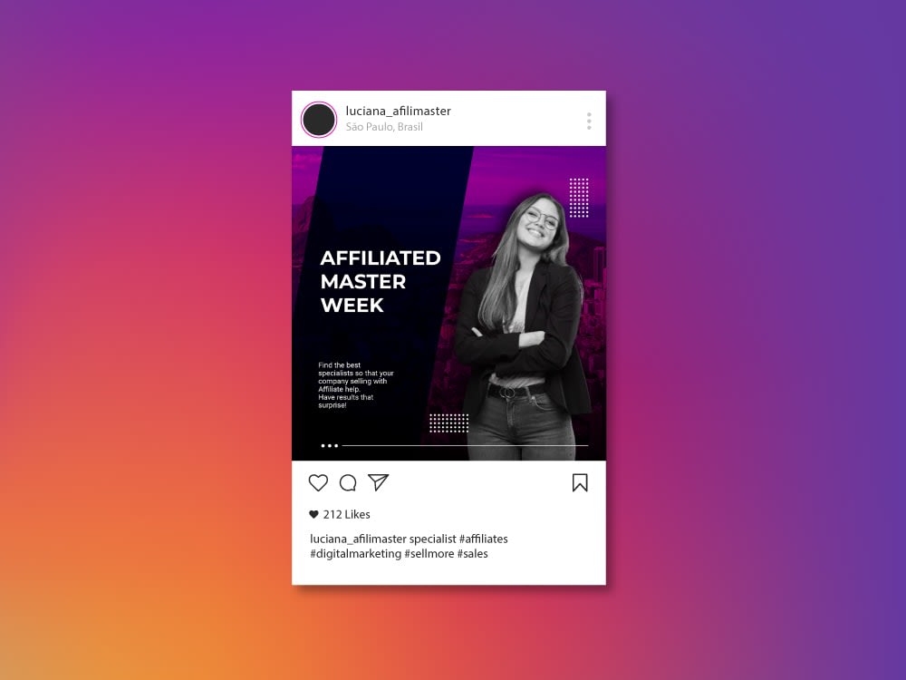 An Instagram post design | Upwork