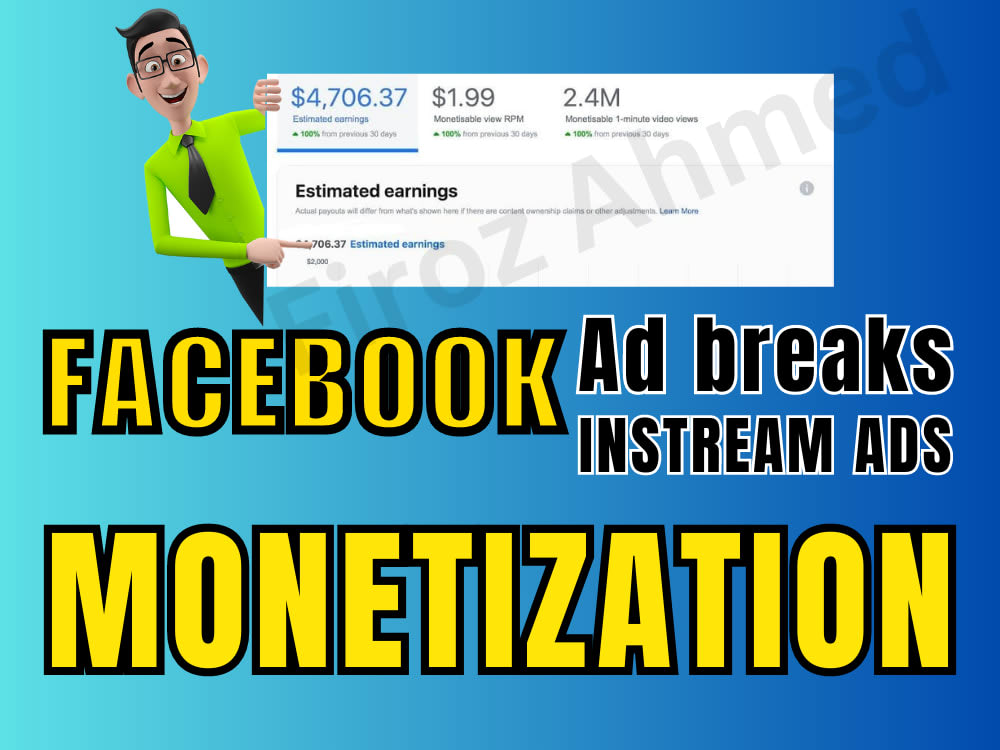 10,000 active followers and 600K minute View in Facebook page Monetization | Upwork