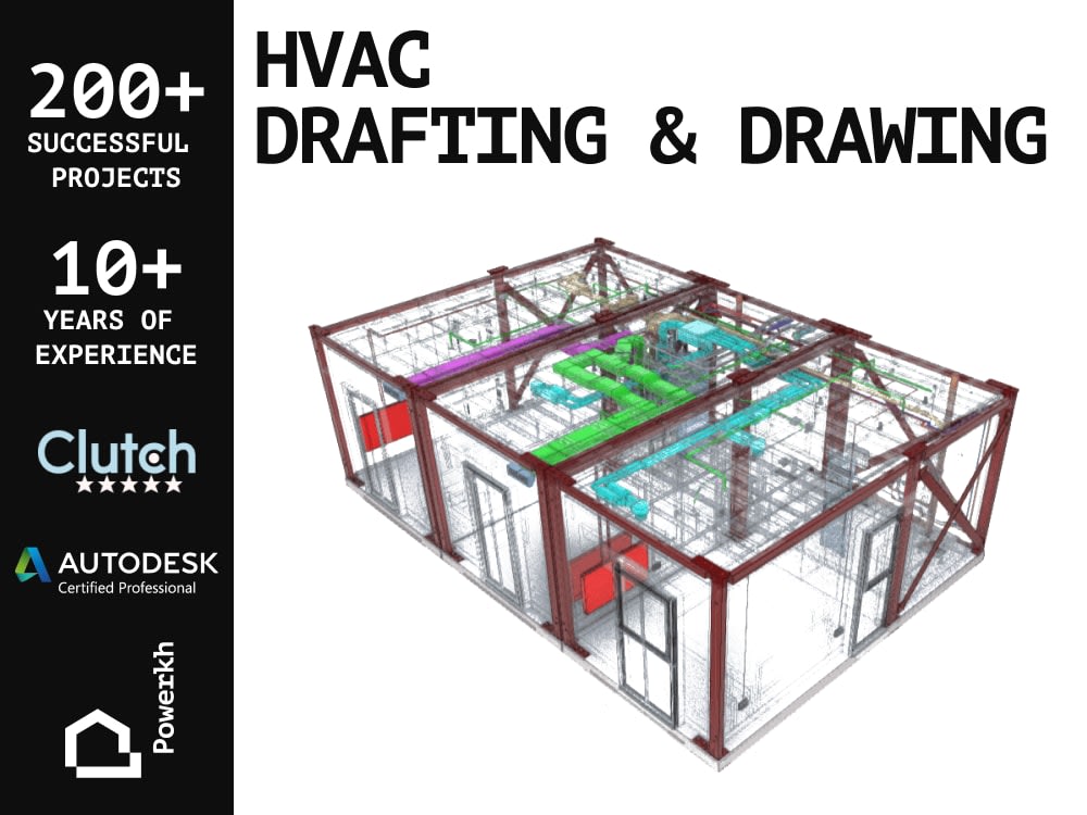MEP/HVAC drawings and models along with coordination and quantity ...