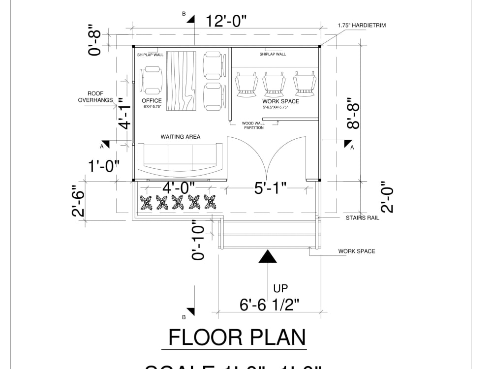 A 2D floor plan and detail working drawing | Upwork