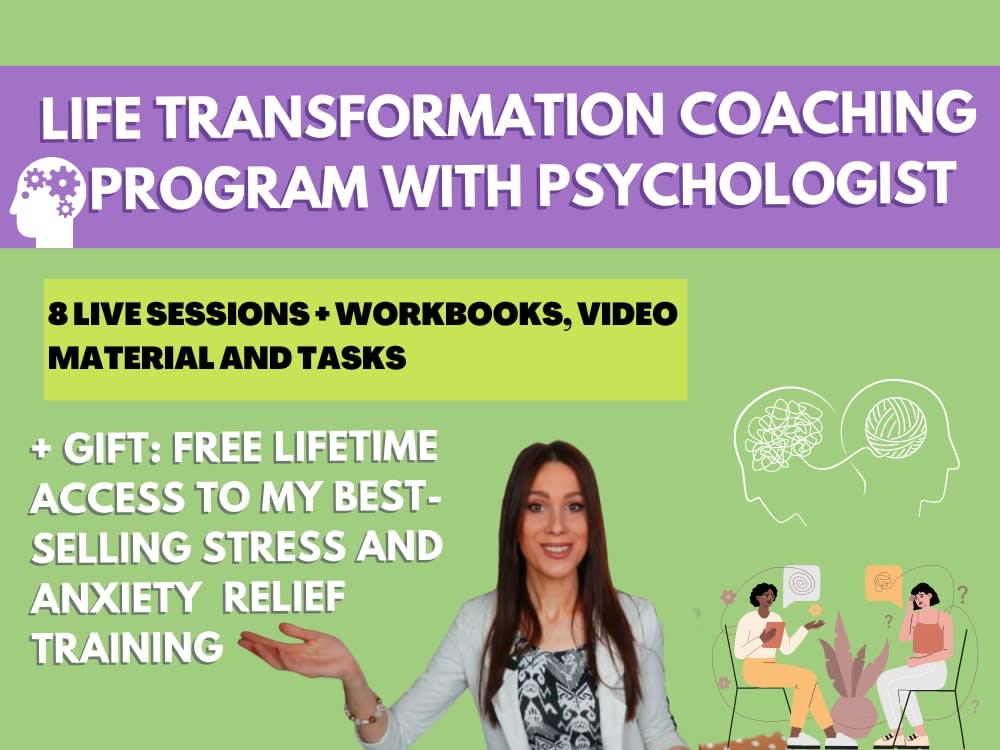 COMPLETE LIFE TRANSFORMATION COUNSELING PROGRAM WITH A PSYCHOLOGIST ...