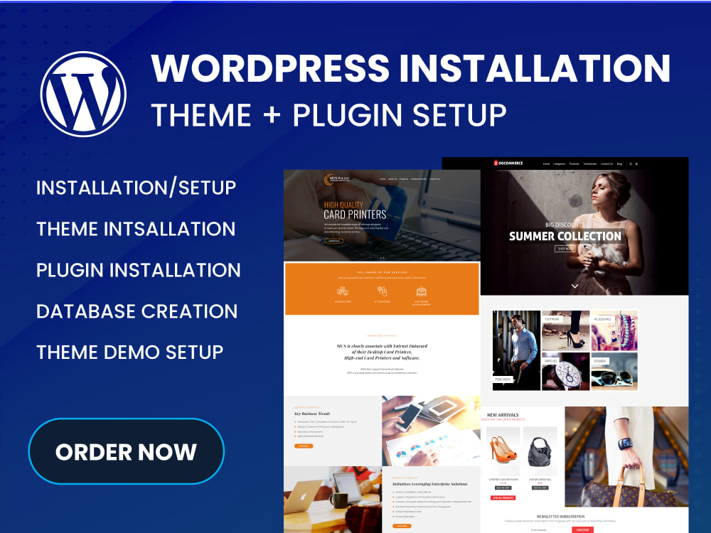 Wordpress Installation With Theme And Plugin Setup Upwork