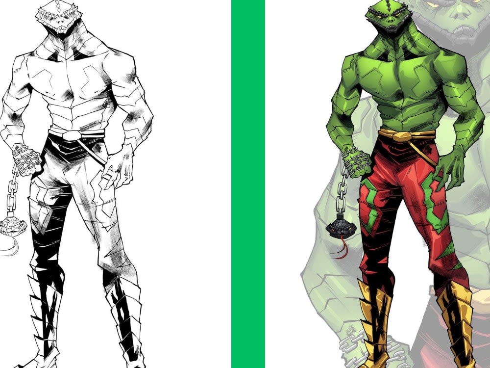 Comic book illustration, comic strip, 2d comic art character, comic ...