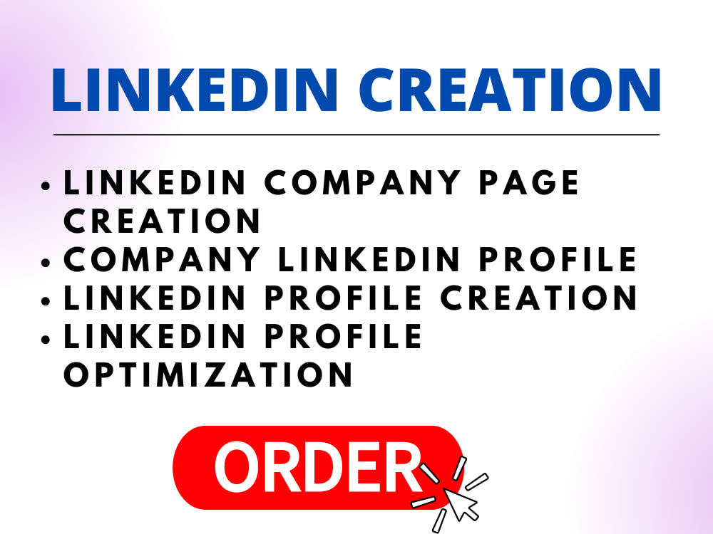 Linkedin Profile Creation Profile Optimization Company Linkedin
