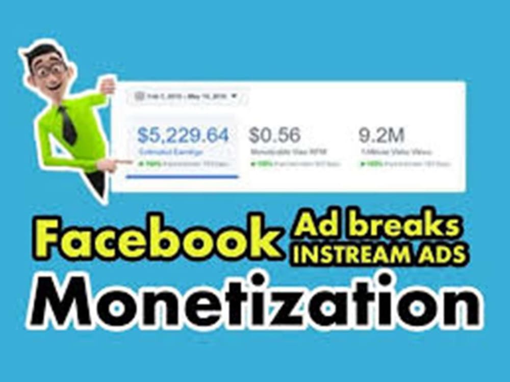 Facebook page monetization for Instream ads on Demand& Instream Ads on Live | Upwork