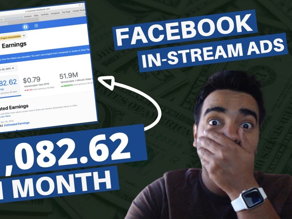 Facebook page monetization for Instream ads on Demand& Instream Ads on Live | Upwork