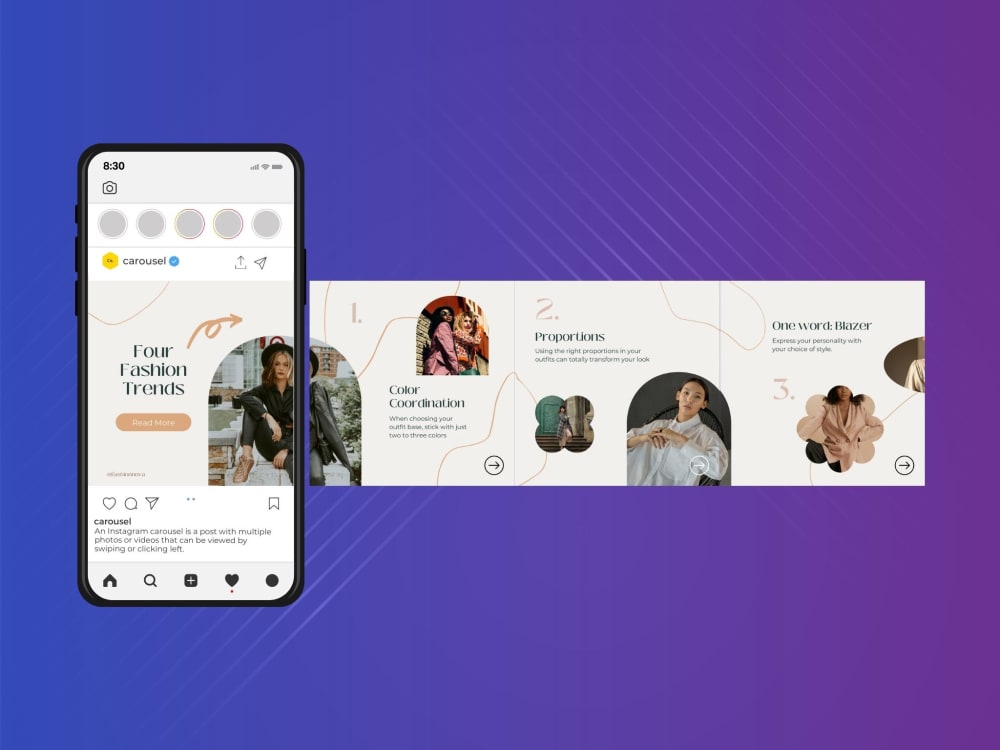 Creative Instagram carousel post and Linkedin carousel post | Upwork