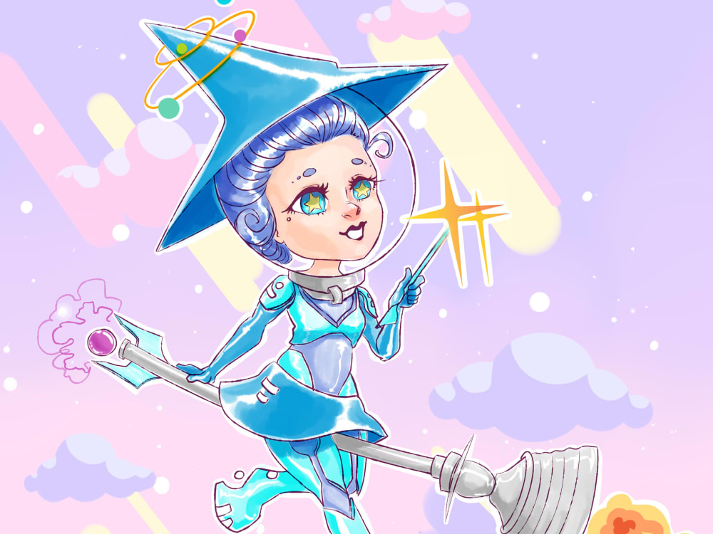 A fun, adorable chibi style full body illustration | Upwork