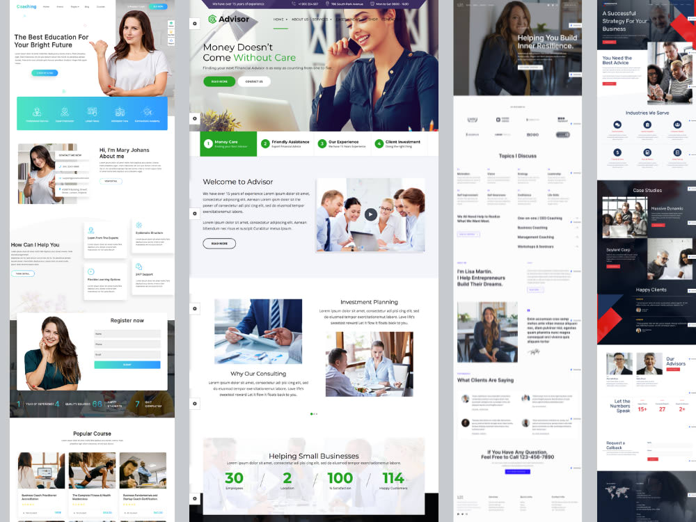 Life coaching website design coaching website consulting website ...