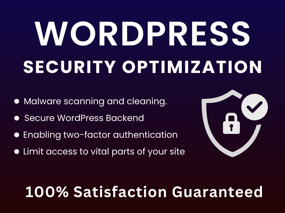 WordPress Website Security Optimization | Upwork