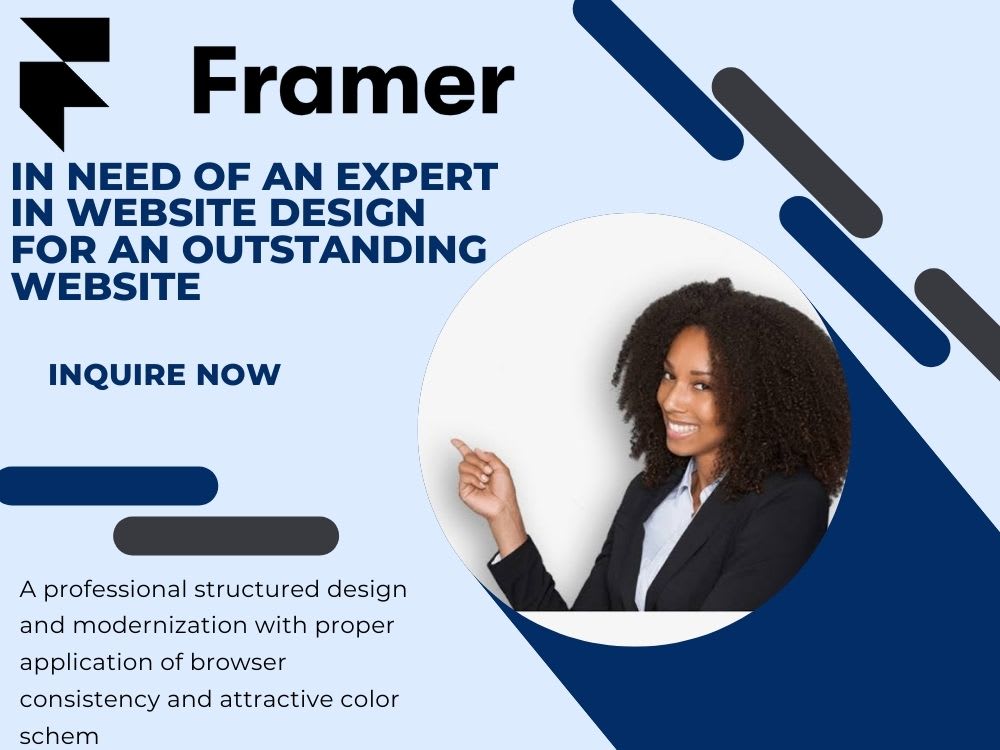 Build/design framer website design framer animation, Figma to framer ...