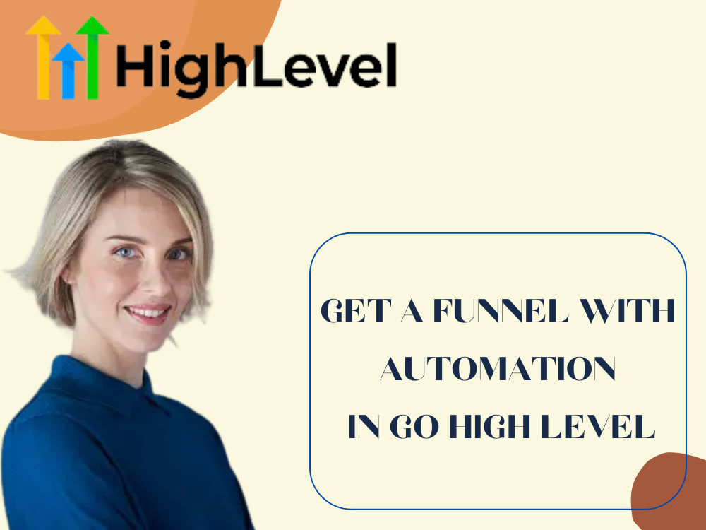 Go high-level sales funnel Go high-level automation landing page. | Upwork