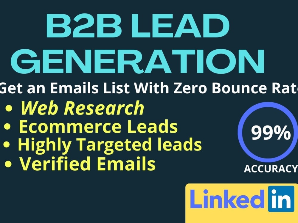 Provide highly targeted b2b lead generation | Upwork