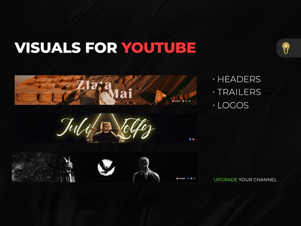 An outstanding YouTube channel design | Upwork