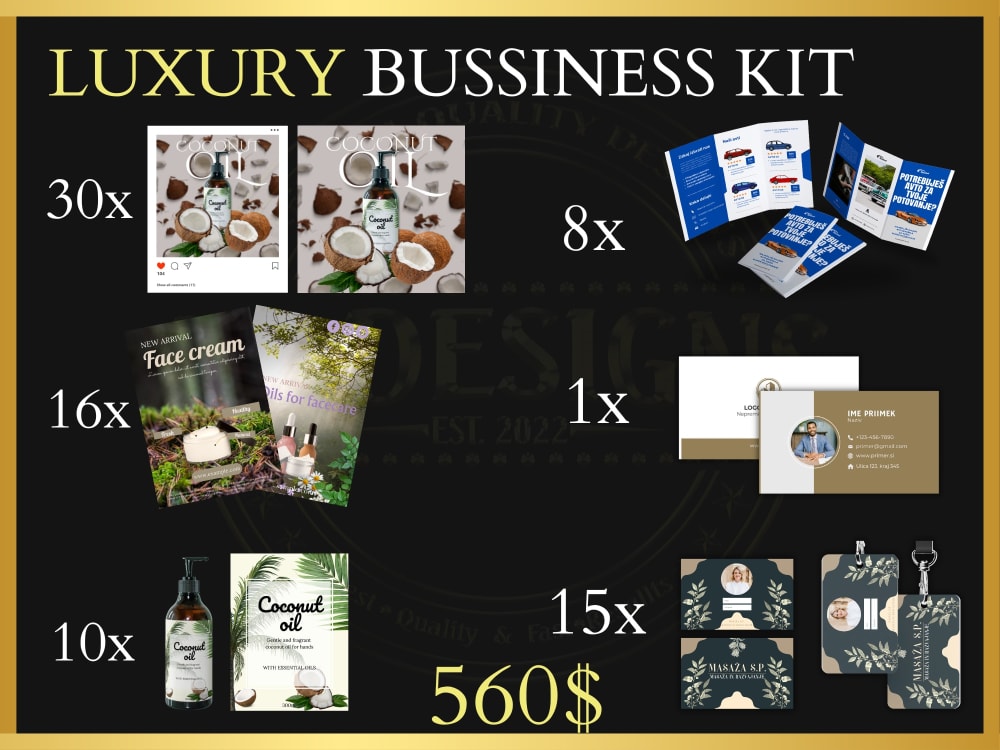 FULL BRAND KIT FOR YOUR BUSINESS | Upwork